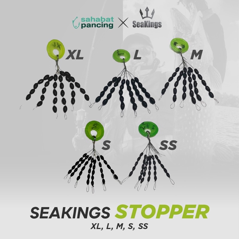 Jual Stopper Batang Pancing Ukuran SS S M L XL Min. Pembelian 5 pcs ...