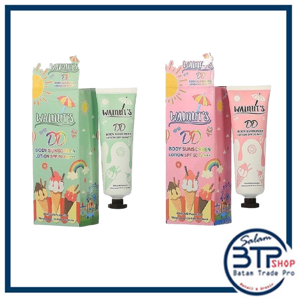 Jual DD WALNUTS DD BODY SUNSCREEN LOTION SPF 50 PA+++ 150ml | Shopee ...