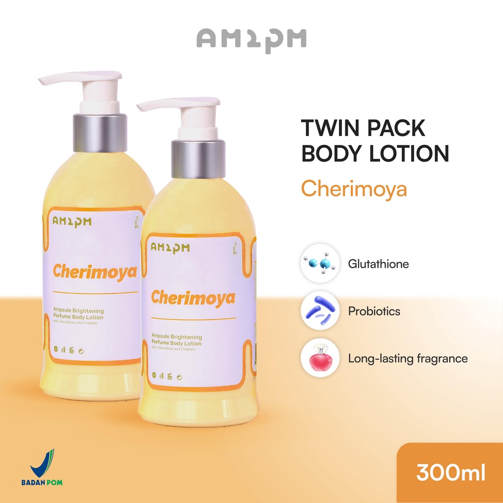 Jual AM2PM ( Twin Pack ) Brightening Perfumed Body Lotion 300ml ...