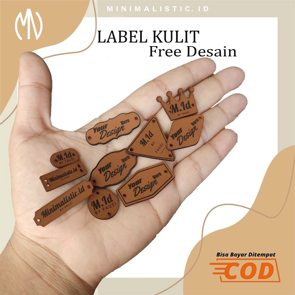 Jual Label Kulit Label Hijab Kulit Label Custom | Shopee Indonesia