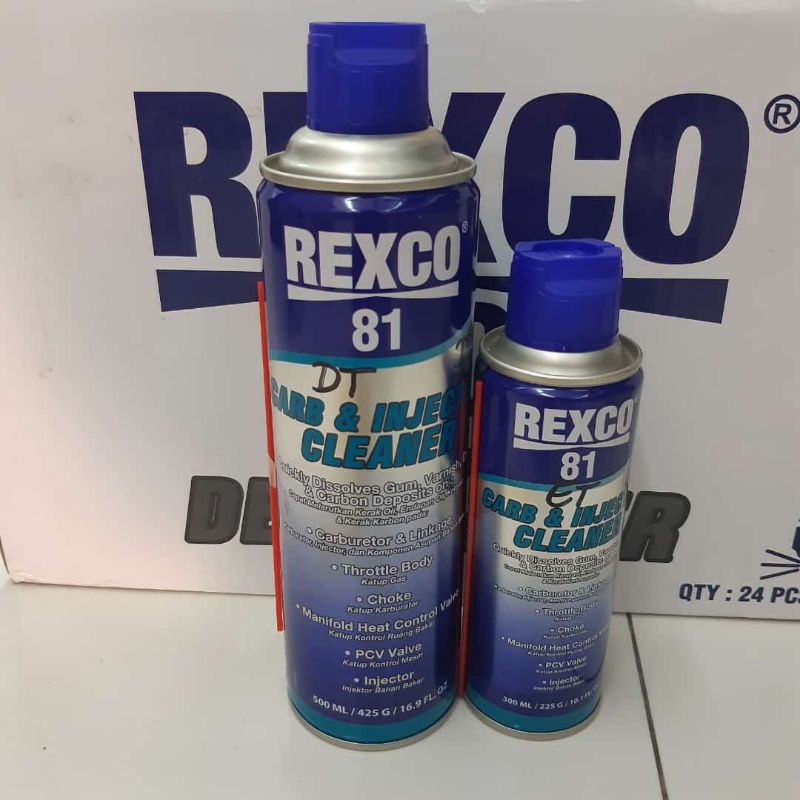 Jual REXCO 81 CARB & INJECTOR CLEANER 300/500ML | Shopee Indonesia