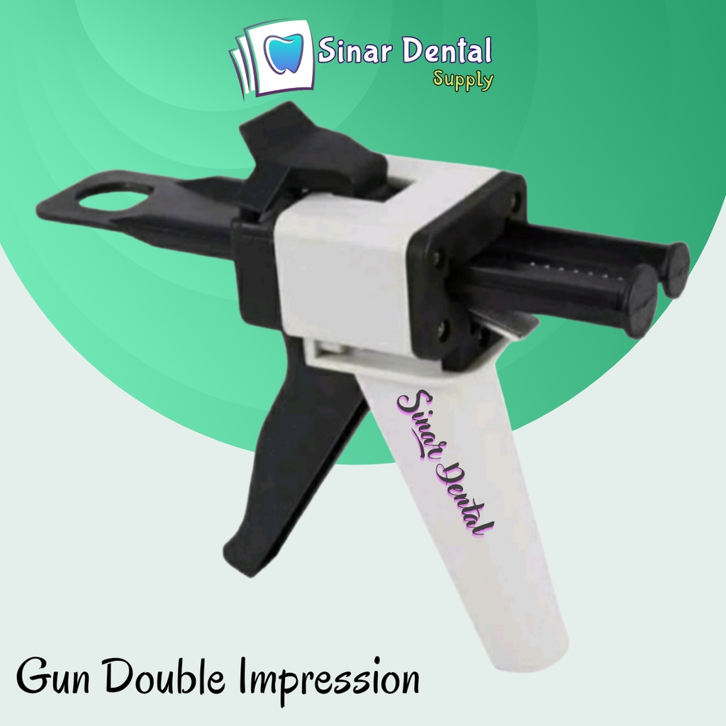 Jual Dental dispensing mixing gun 1:1 cartridge dispenser gun light ...