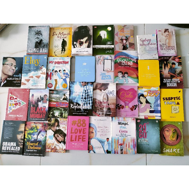Jual BUKU OBRAL MURAH BUKU NOVEL REMAJA // NOVEL INSPIRASI | Shopee Indonesia