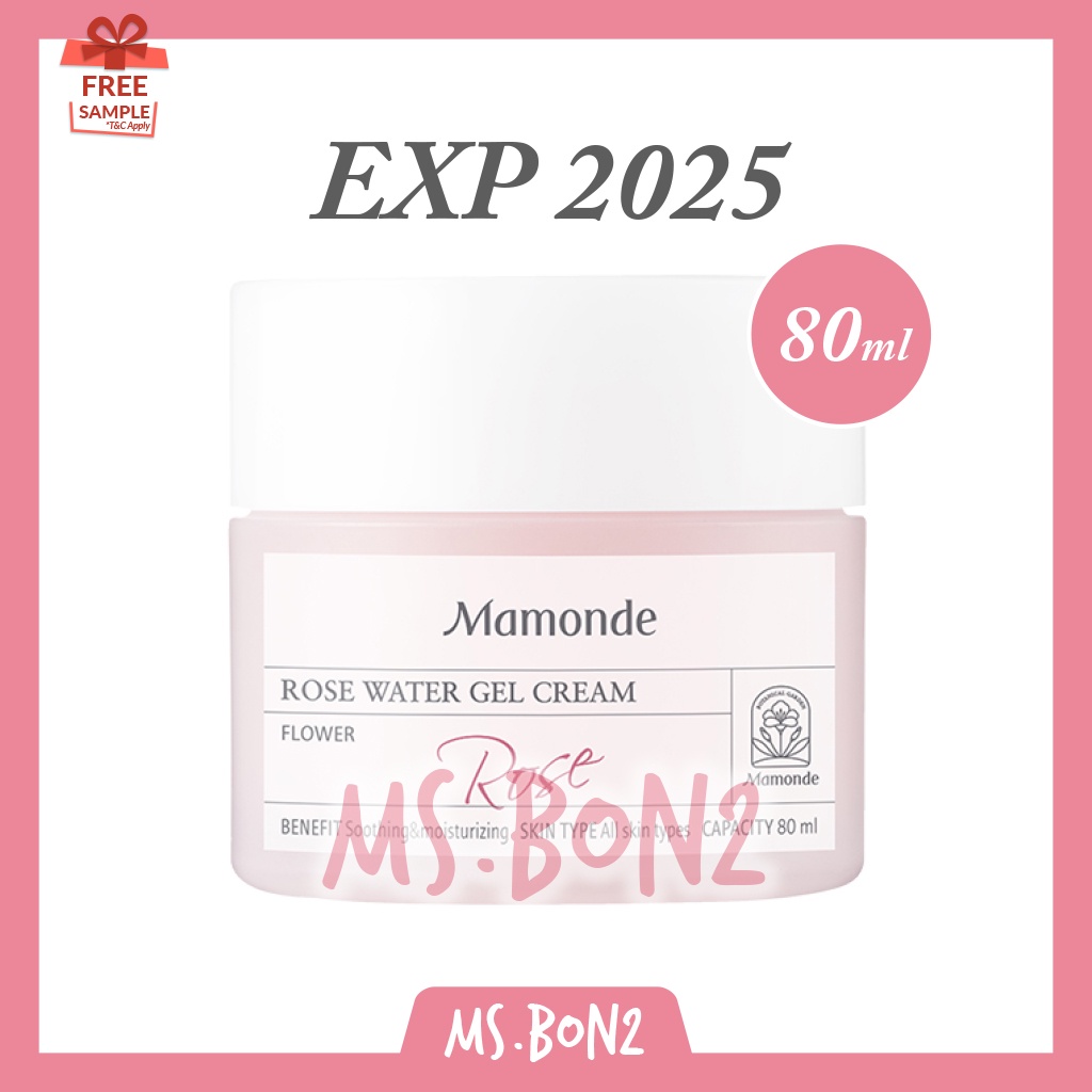 Jual FULL SIZE Mamonde Rose Water Gel Cream 80ml | Shopee Indonesia
