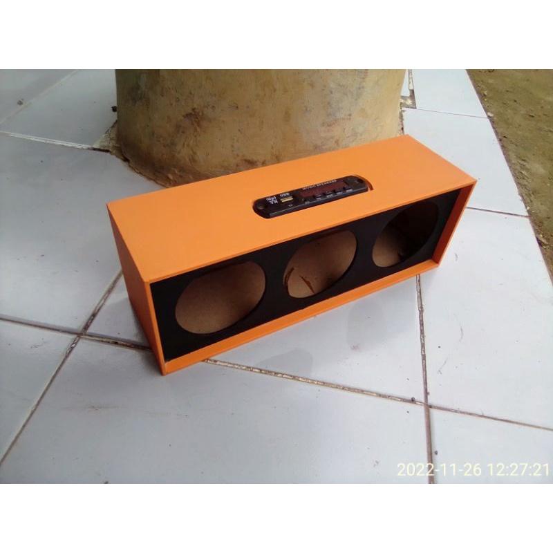 Jual box speaker 3inch 3 lubang ada tempat MP3 | Shopee Indonesia