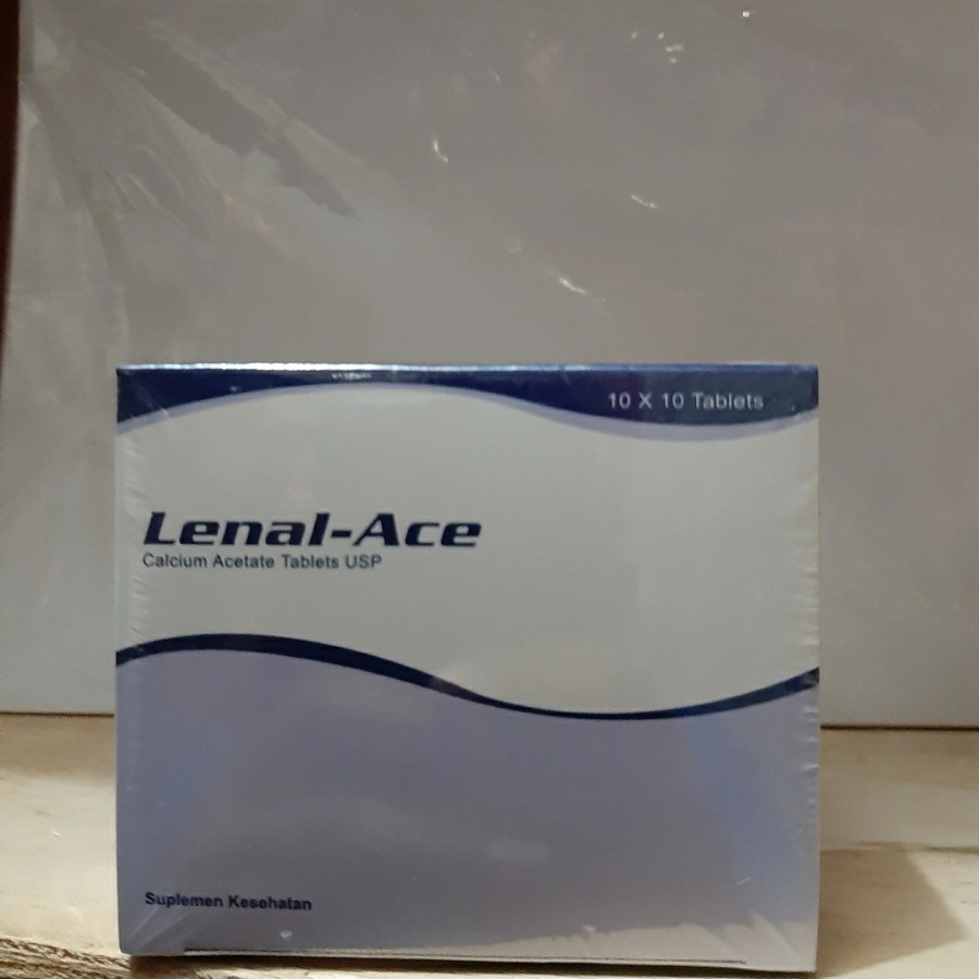 Jual (COD) LENAL-ACE per 10 tab vitamin calcium | Shopee Indonesia