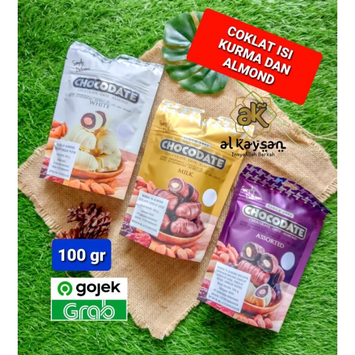 Jual CHOCODATE COKLAT KURMA ALMOND / COKLAT OLEH OLEH HAJI DAN UMROH ...