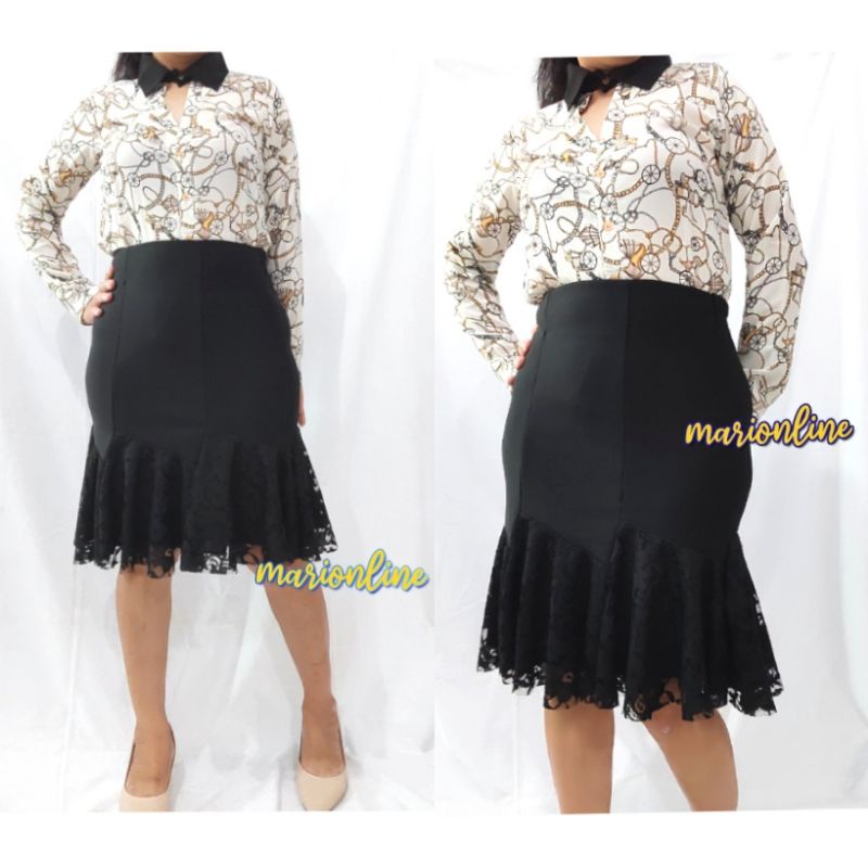 Jual Rok Mermaid Geber Brukat | Shopee Indonesia
