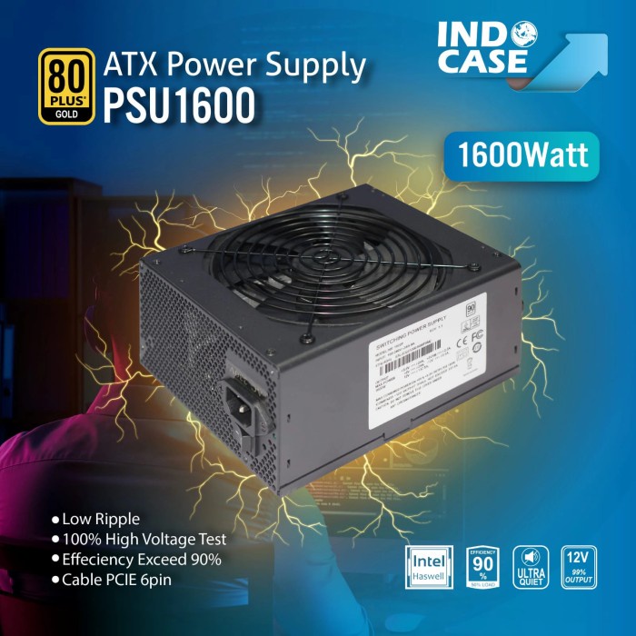 Jual PSU1600W MINING / POWER SUPPLY GAMING / PSU PROMINER 1600W ...
