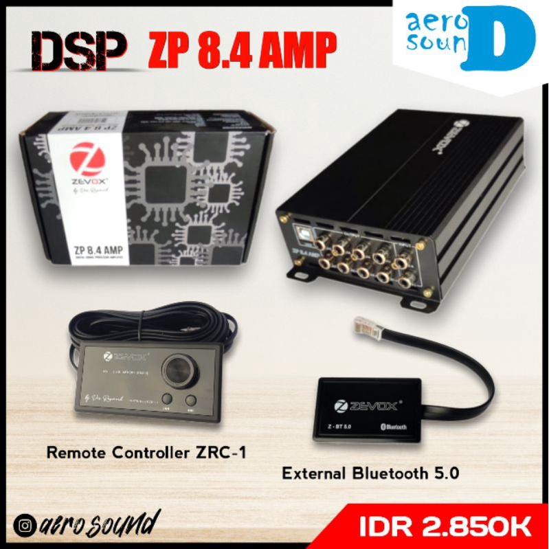 Jual DSP Processor 8 Channel Zevox ZP 8.4 AMP - Vox (Bluetooth+Controller) | Shopee Indonesia