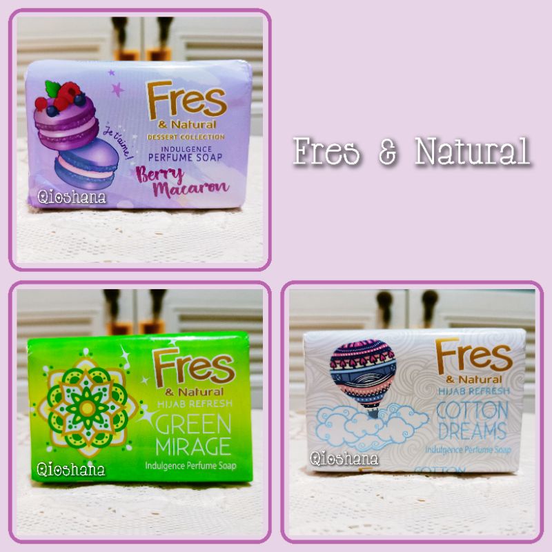 Jual FRES & Natural Bar Soap / Sabun mandi batang fres & natural ...