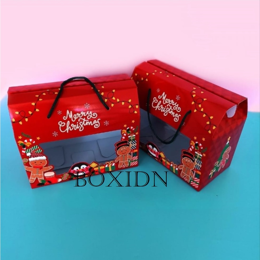 Jual Christmas Box Natal 4 toples 250gr bulat Box Natal 4 Toples 350gr ...