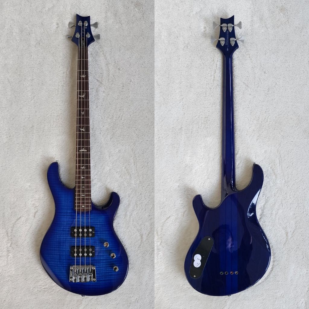 Jual PRS SE KINGFISHER BASS GUITAR - FADED BLUE WRAP AROUND BURST ...