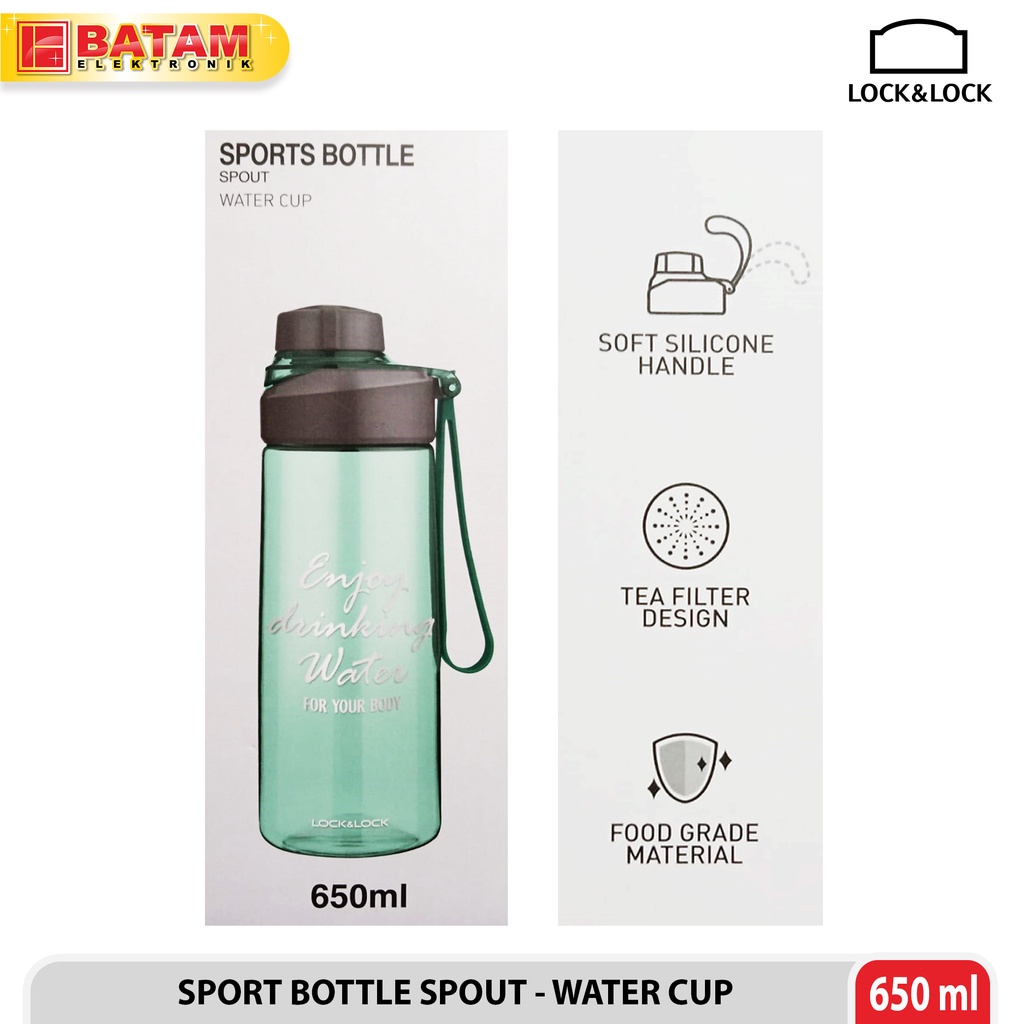 Jual Lock & Lock Sport Bottle Spout 650ml (Botol Minum) Warna Mint ...
