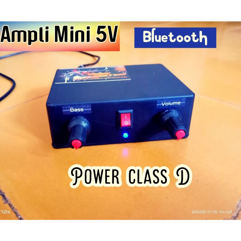 Jual Ampli Mini Bluetooth 5v (Vol_Bass) | Shopee Indonesia