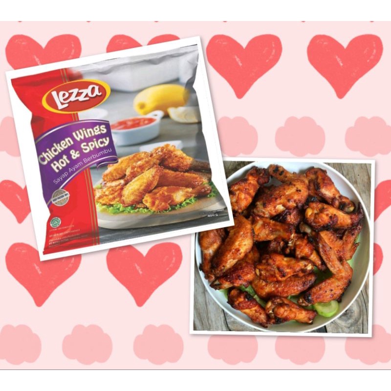 Jual Lezza Chicken Wings Hot Spicy 400gr | Shopee Indonesia
