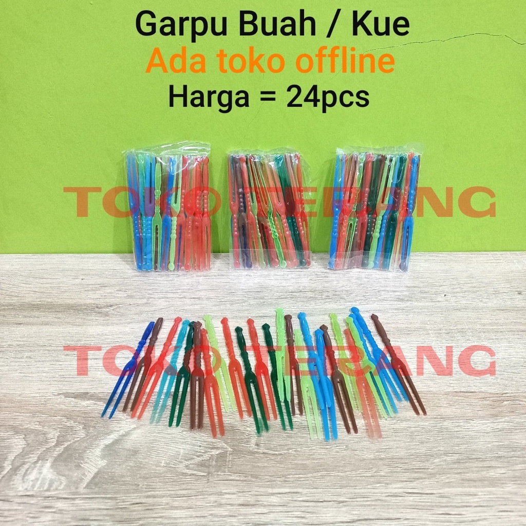 Jual Garpu kue buah kecil garpu kue ulang tahun | Shopee Indonesia