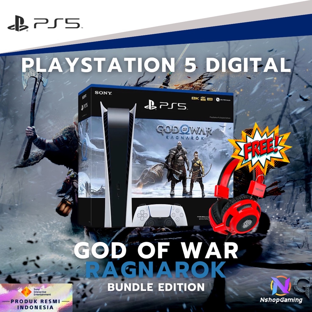 Jual Playstation 5 Digital Version - God Of War Ragnarok Bundle | Shopee Indonesia