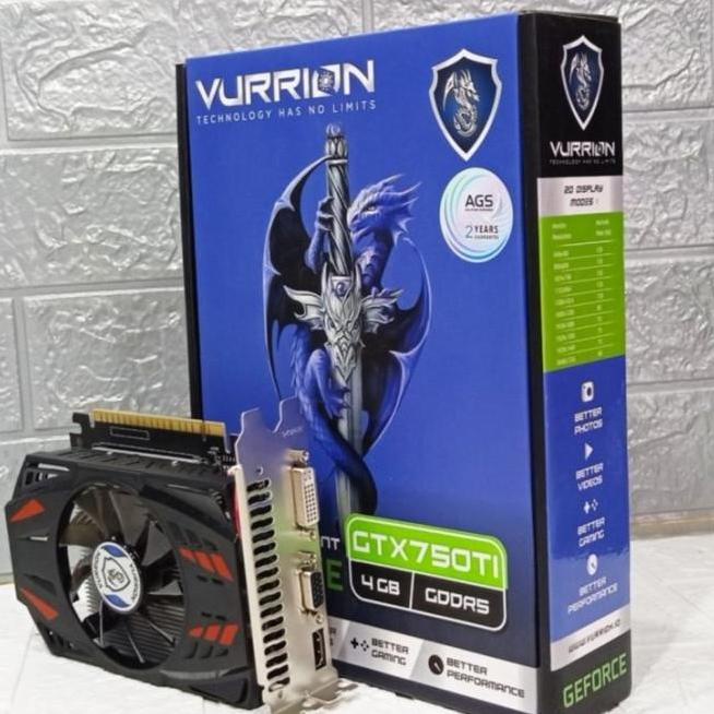 Jual Vga Card Vurrion Nvidia Geforce Gtx 750 Ti 4Gb Ddr5 128Bit - Resmi ...