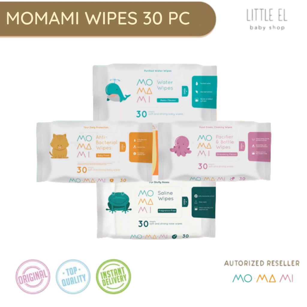 Jual Momami Baby Water Wipes - Momami Baby Pacifier & Bottle Wipes ...