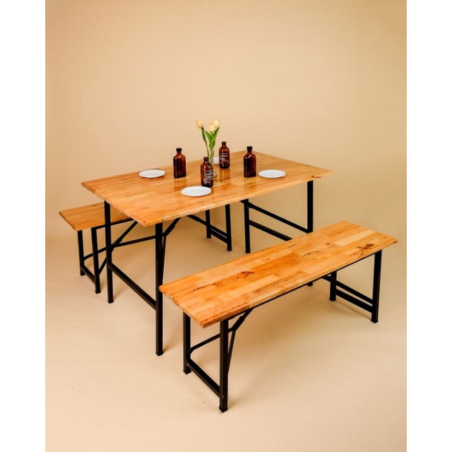 Jual Meja Cafe 120 CM x 75 CM x 75 CM / 150 CM x 60 CM x 75 CM / Meja Restaurant / Meja Lipat ...