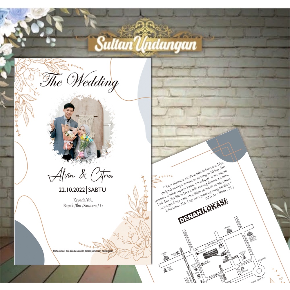 Jual ️ UNDANGAN KEKINIAN TAMBAH FOTO | Shopee Indonesia