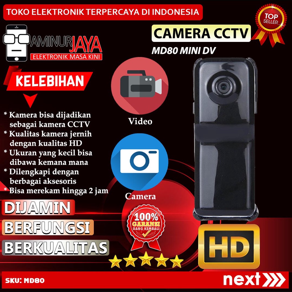 Jual Kamera Mata Mata MD80 Spy Cam DVR Video Audio Recorder Digital ...