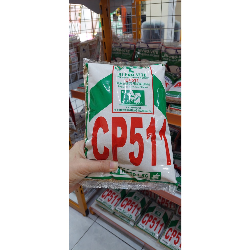 Jual Makanan/Pakan/Pur Ayam Hi-Pro-Vite CP-511/CP511 Bravo 1 Kg ...