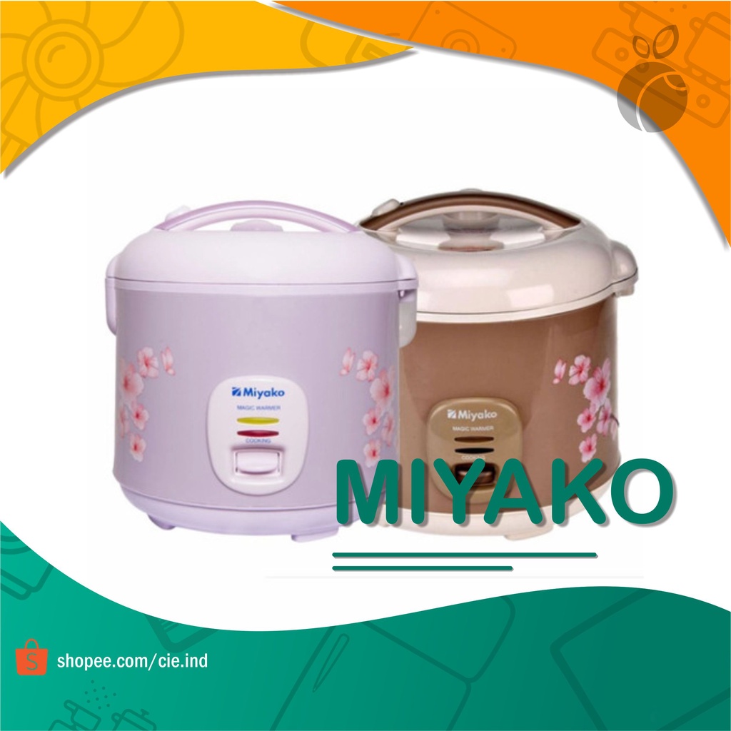 Jual Rice Cooker / Penanak Nasi Miyako ukuran 1.8 Liter 3 in 1 Motif ...
