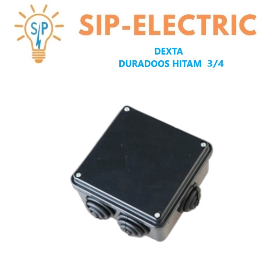 Jual DEXTA DURADUS 3/4 HITAM / DURADOOS BOX DX-122 HITAM 10X10X5 CM ...