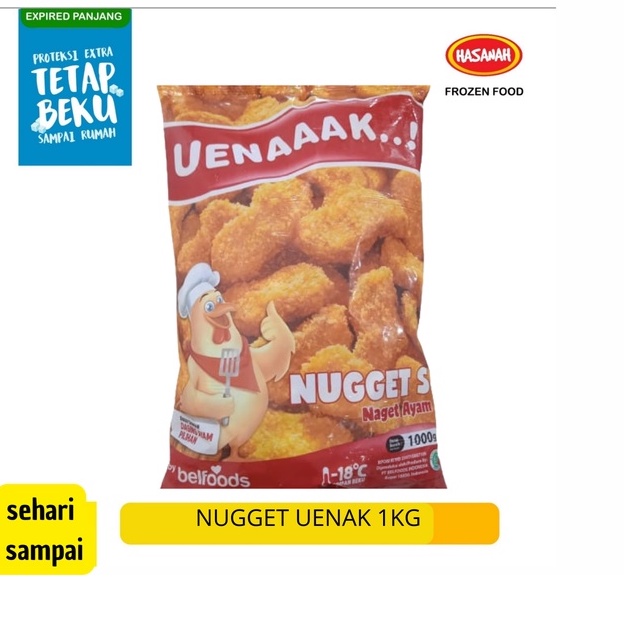 Jual NUGGET UENAK BELFOODS 1KG | Shopee Indonesia