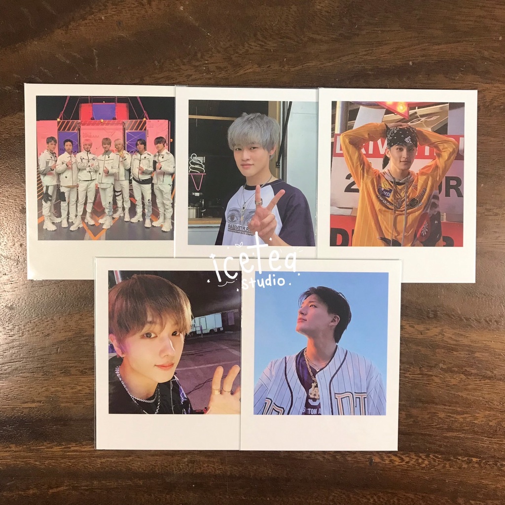 Jual [ready stock] nct dream beatbox polaroid jeno jaemin mark jisung ...