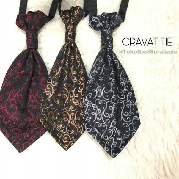 Jual cravat tie dasi wedding dasi instan motif batik akar merah gold silver | Shopee Indonesia