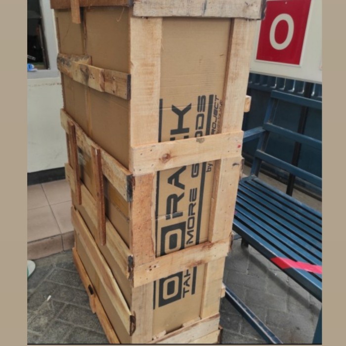 Jual Packing kayu tambahan untuk pengiriman barang panjang slim talang ...