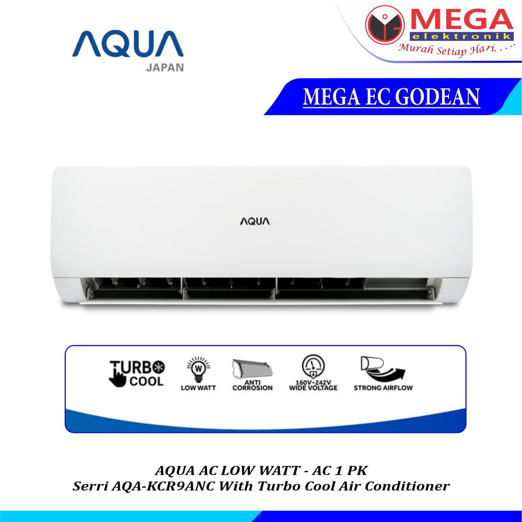 Jual AC AQUA 1 PK AQA KCR9ANC LOW WATT AC 1 PK PROOMO BERGARANSI