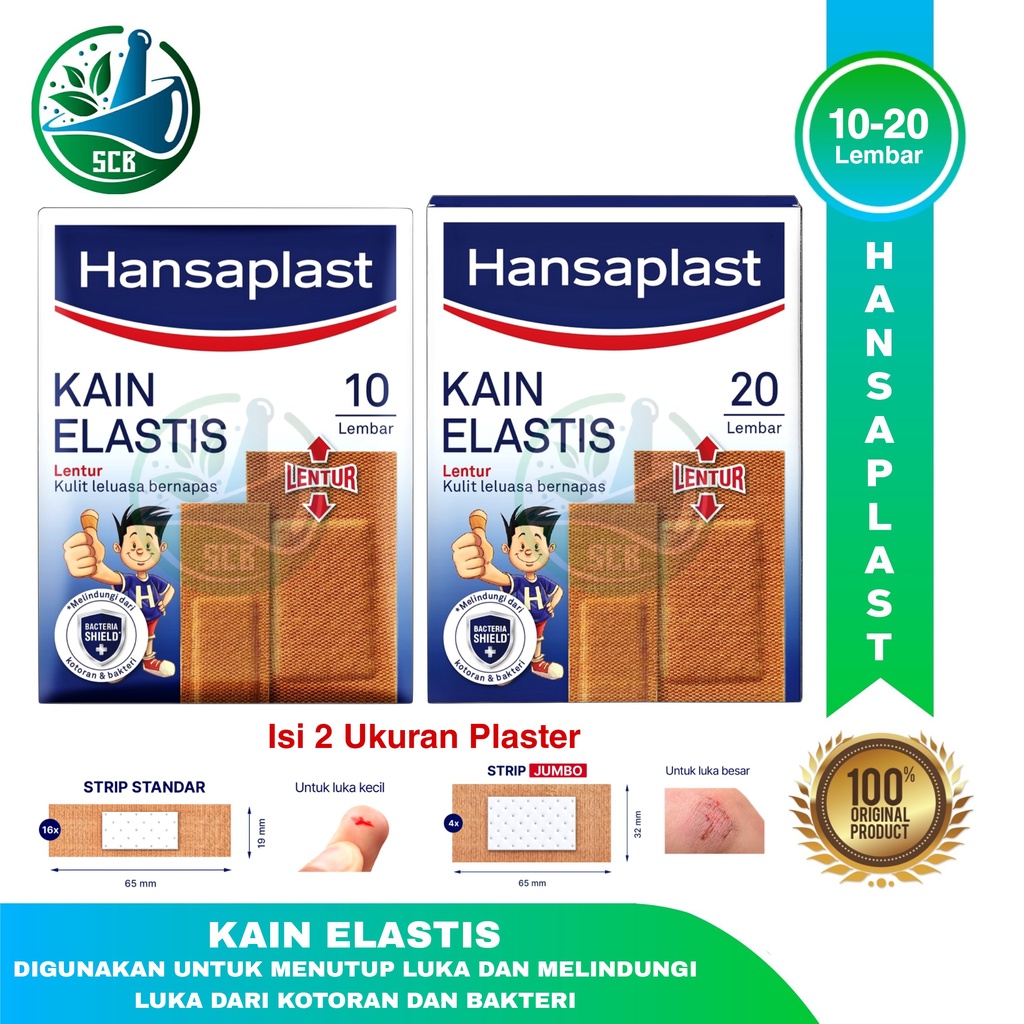 Jual Hansaplast Kain Elastis Isi MIXS Jumbo & Standart - Plester Luka ...