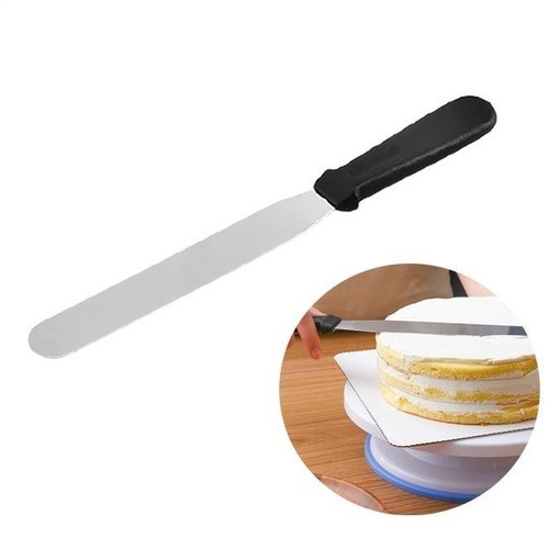 Jual Spatula Buttercream LURUS stainless steel/ pisau poles perata ...