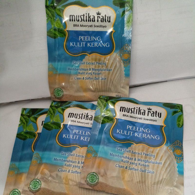 Jual MUSTIKA RATU PEELING KULIT KERANG 15G | Shopee Indonesia