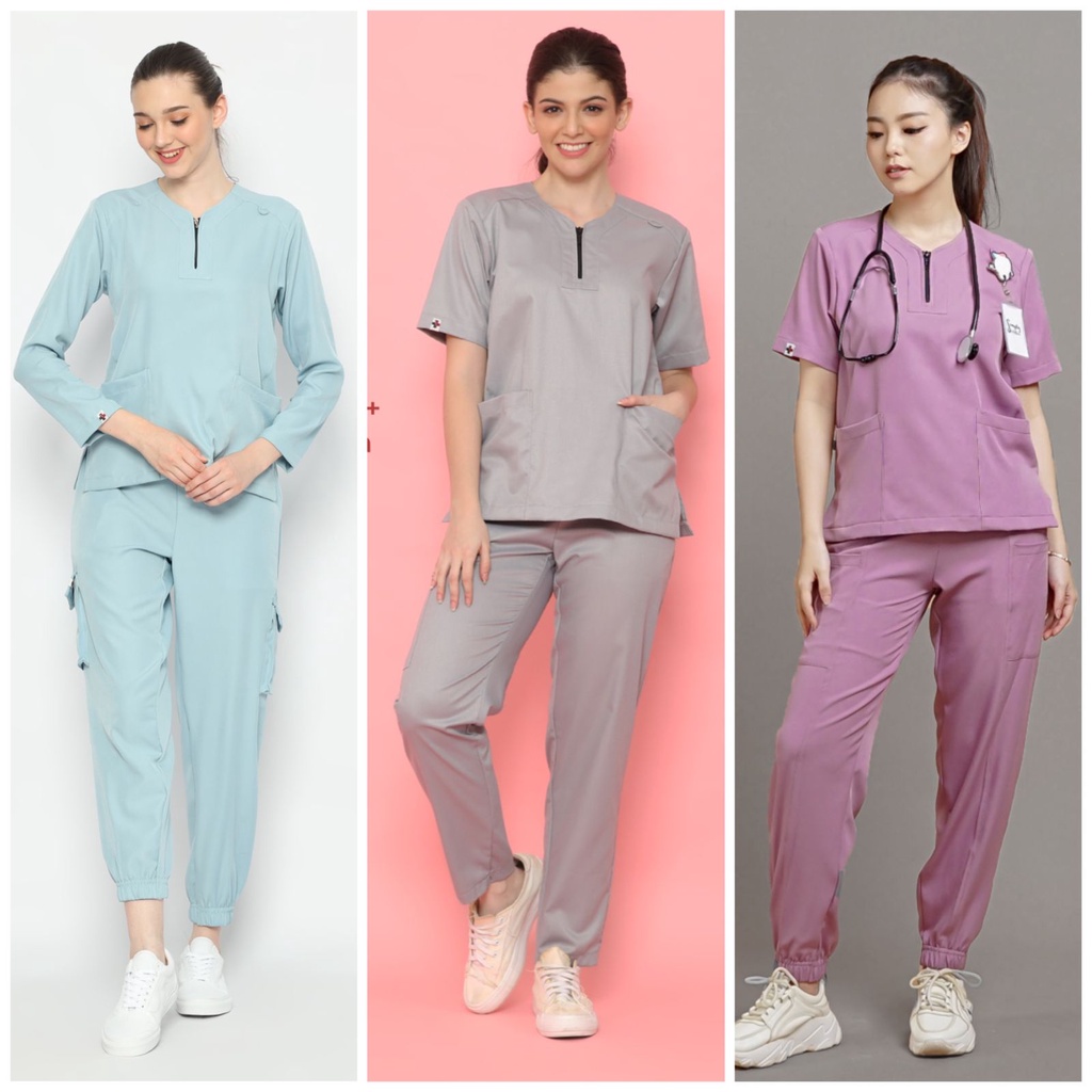 Jual SIMPLY TRENDY/scrub medis/baju jaga/baju ok/baju dokter/ baju ...