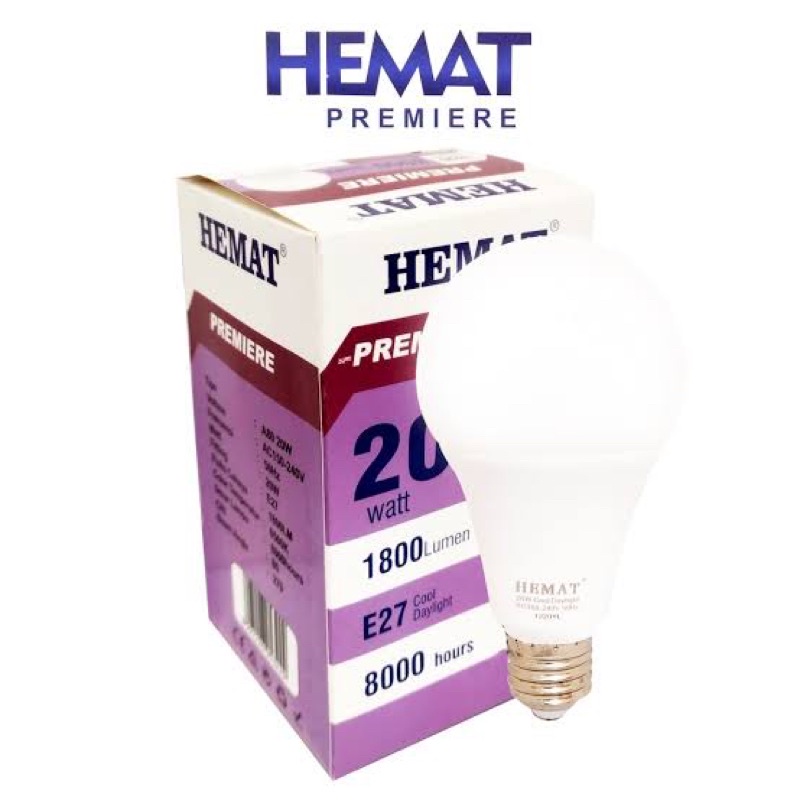 Jual lampu led hemat premier 20 wat per pak (10pcs) | Shopee Indonesia