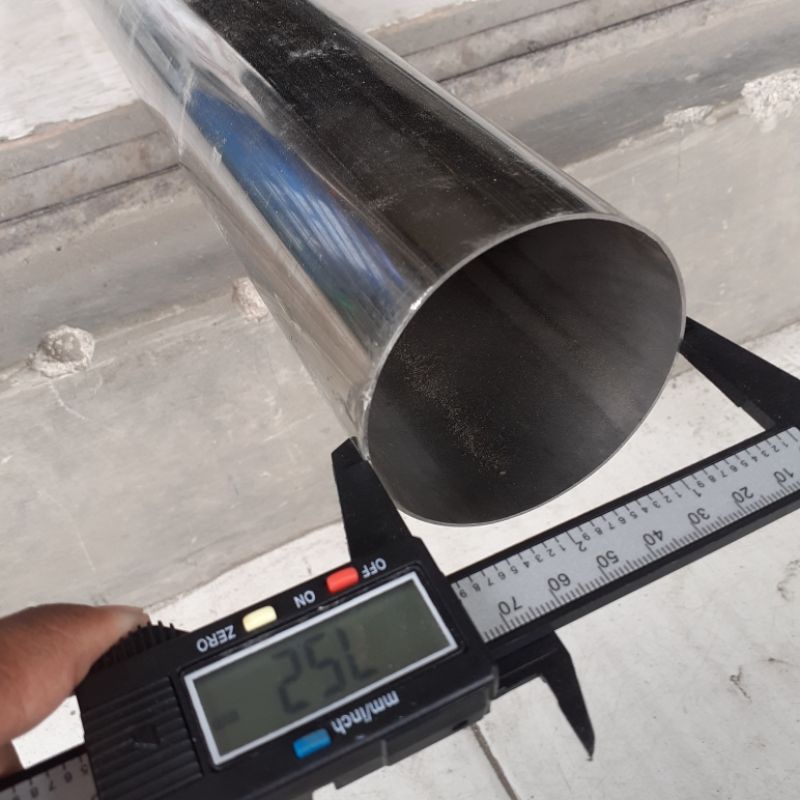 Jual pipa stenliis 3 inci od 7,7 mm panjang 50 cm type 201 pipa ...