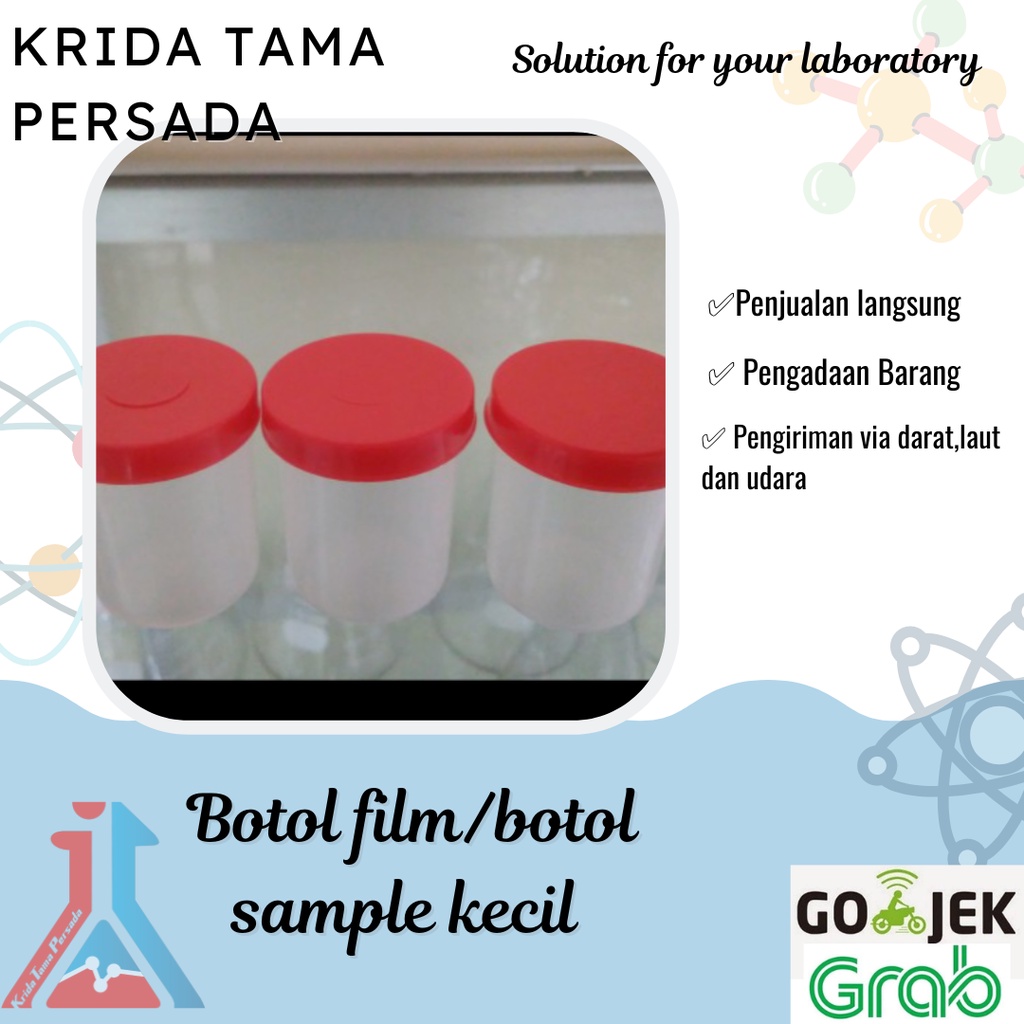 Jual Botol film/ botol sample/ pot salep/ pot cream/ pot ovalet ...