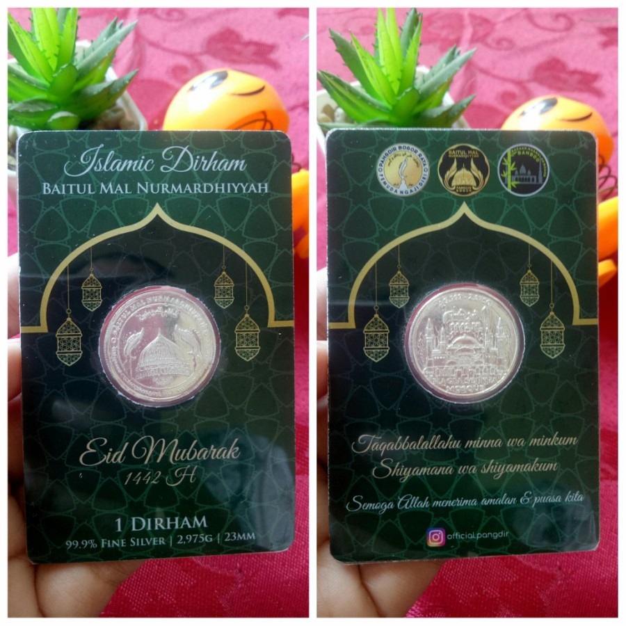 Jual Kartu Koin Perak 1 Dirham Pangdir BMN Idul Fitri 1442 H bukan ...
