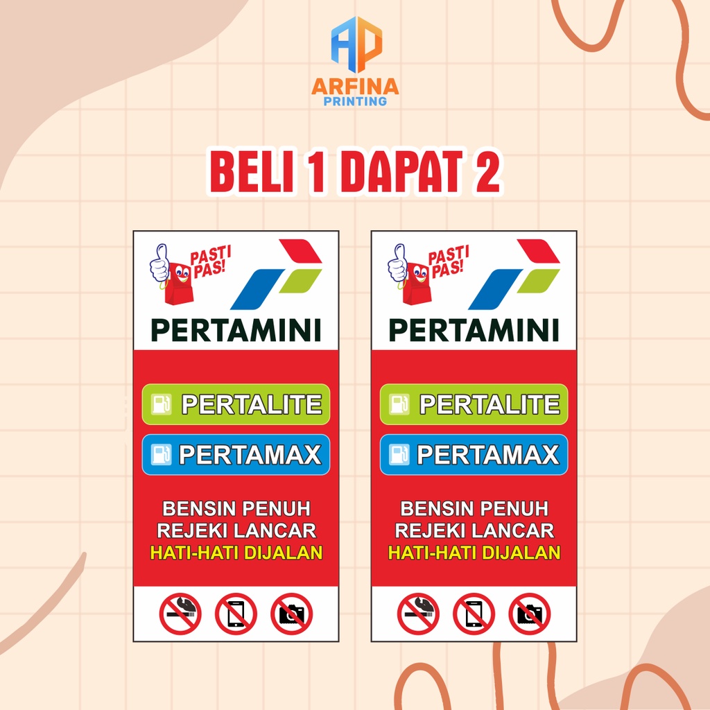 Jual Spanduk / Banner Pertamini / Pom Mini (Beli 1 Dapat 2) | Shopee ...