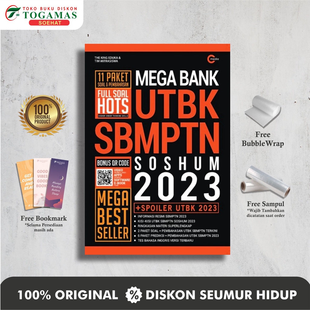 Jual Mega Bank UTBK SBMPTN Soshum 2023 - THE KING EDUKA & TIM ...