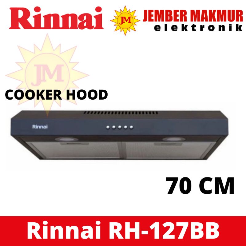 Jual RINNAI COOKER HOOD RH 127 B penghisap asap kompor rinnai 70cm RINNAI | Shopee Indonesia