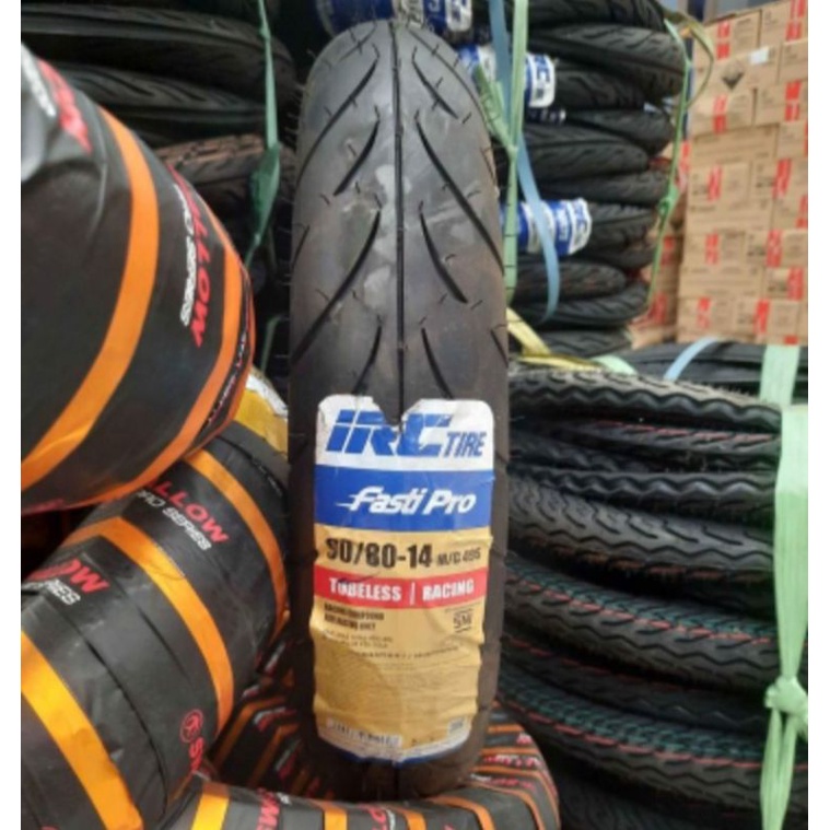 Jual BAN LUAR IRC PASTI PRO TUBELES 90/80 14 SOFT COMPOUND | Shopee ...