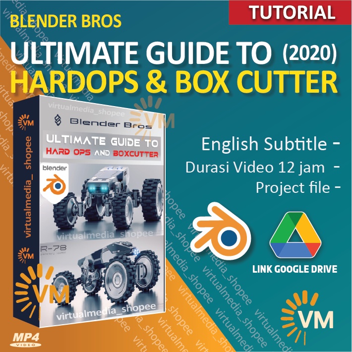 Jual TUTORIAL THE ULTIMATE GUIDE TO HARD OPS AND BOXCUTTER 3D BLENDER BROS BOX CUTTER ADDONS ...