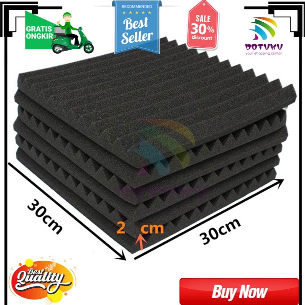 Jual Busa Peredam Suara Acoustic Foam Panel Busa Akustik Studio ...