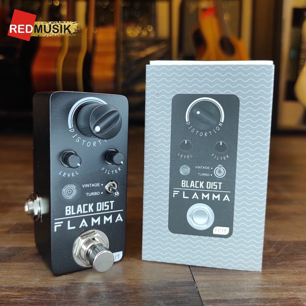 Jual Efek Gitar FLAMMA FC19 FC 19 Black DIST Warm,Sweet,Vintage ...